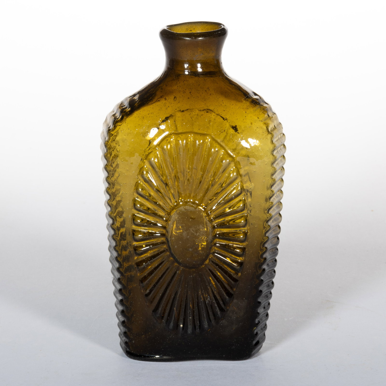 Gviii 10 Sunburst Historical Flask