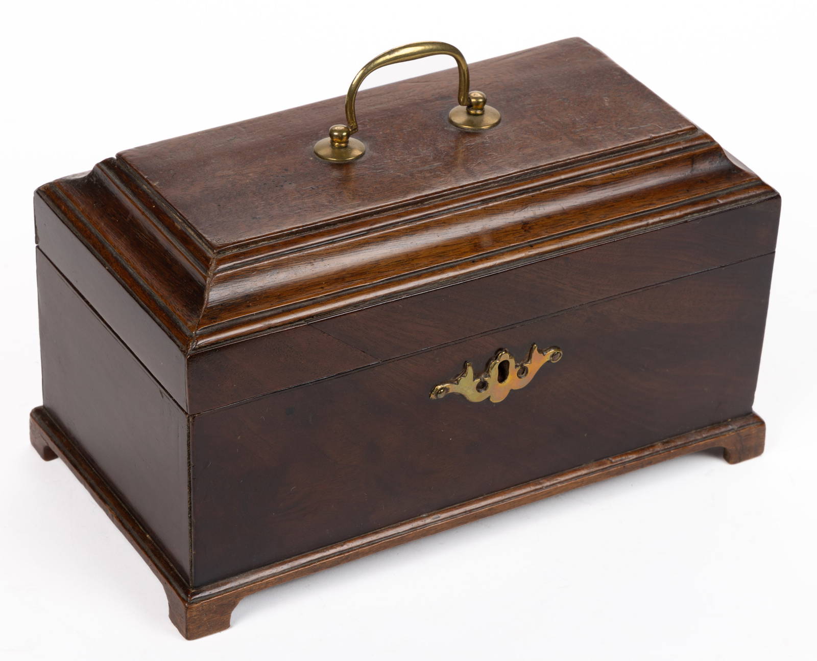 English Georgian Walnut-veneer Tea Chest Auction