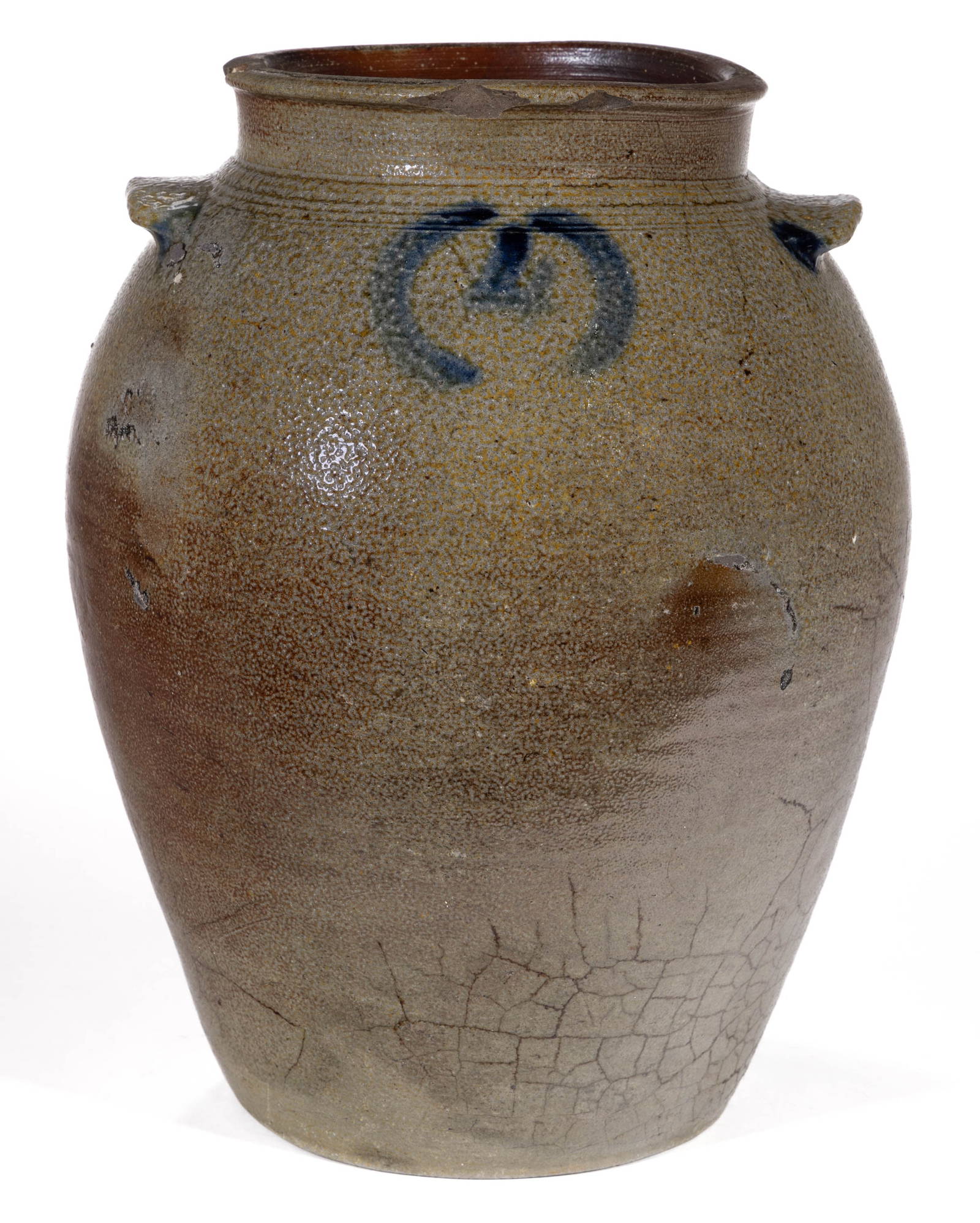 James River, Virginia, Possibly Benjamin Duval Pottery, Decorated ...