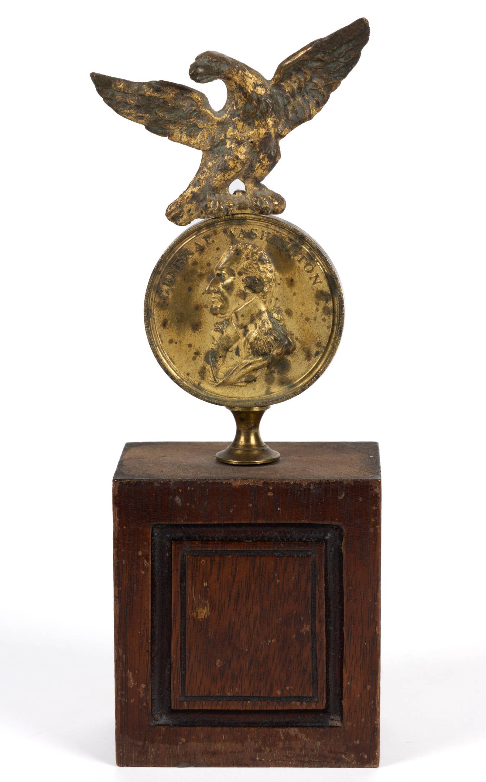 Gilt-brass George Washington Finial Auction