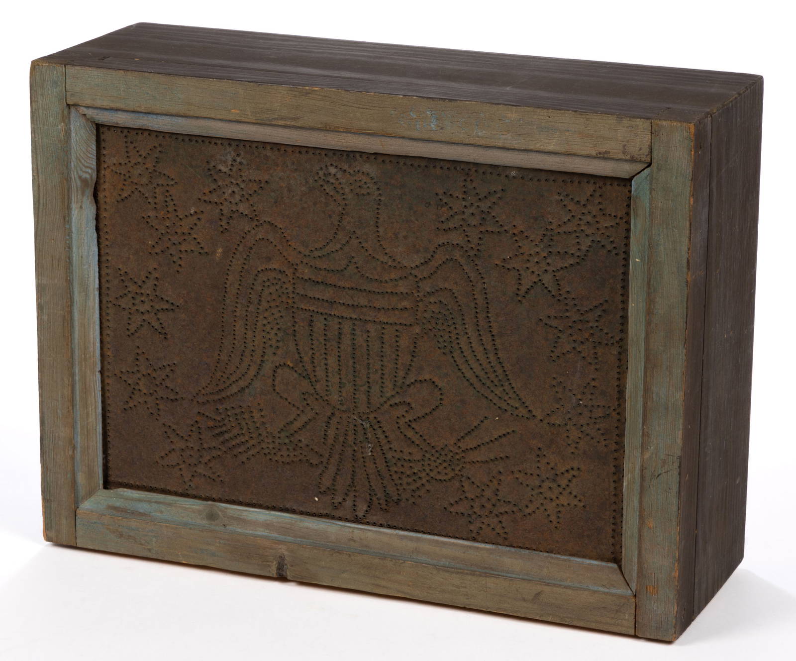 Shenandoah Valley Of Virginia Eagle Punched-tin Lightbox Auction