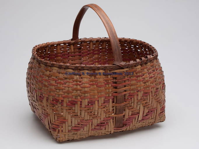 Cherokee Decorated Woven Splint Basket