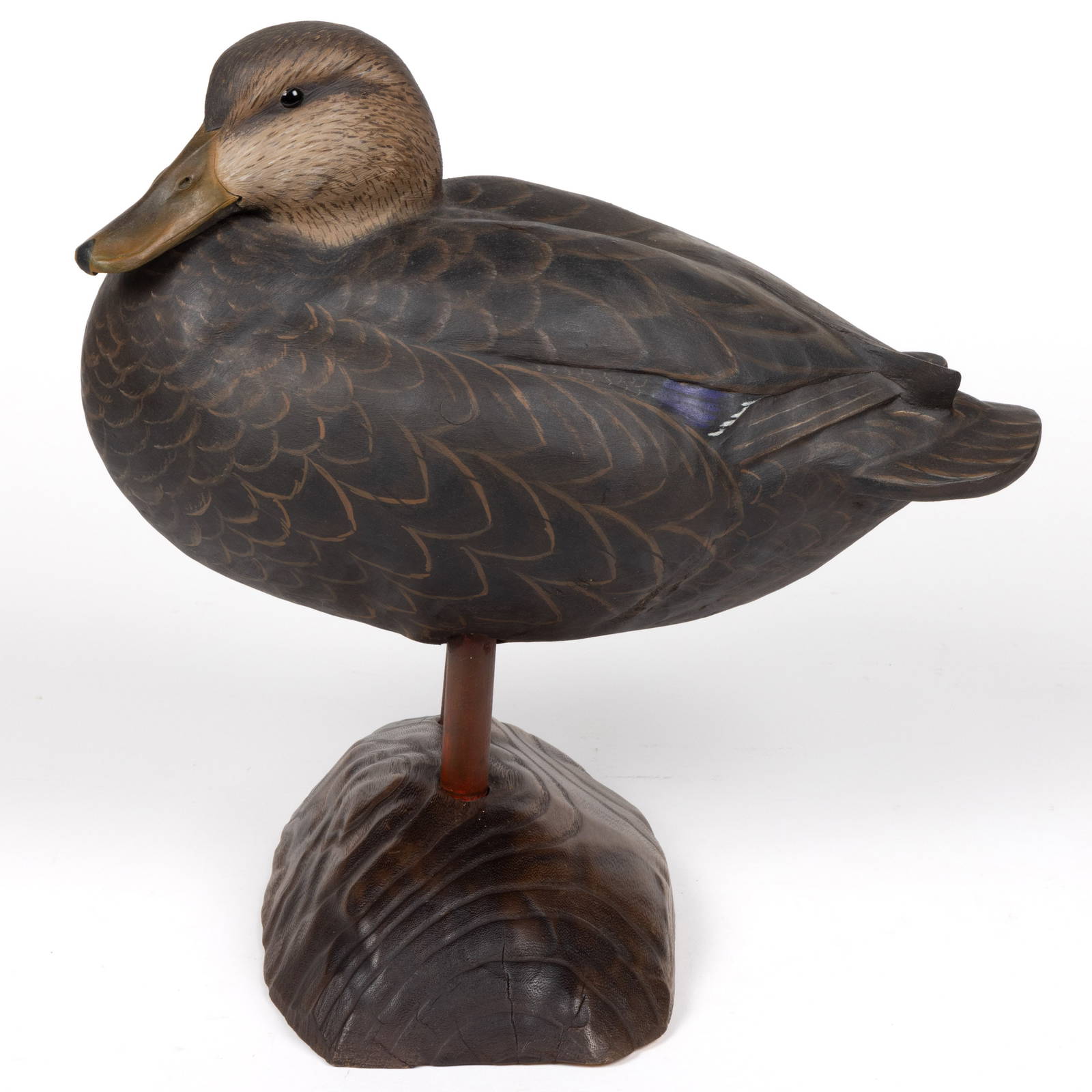 Robert "bob" Moreland (virginia) Carved And Painted Oversized Black ...