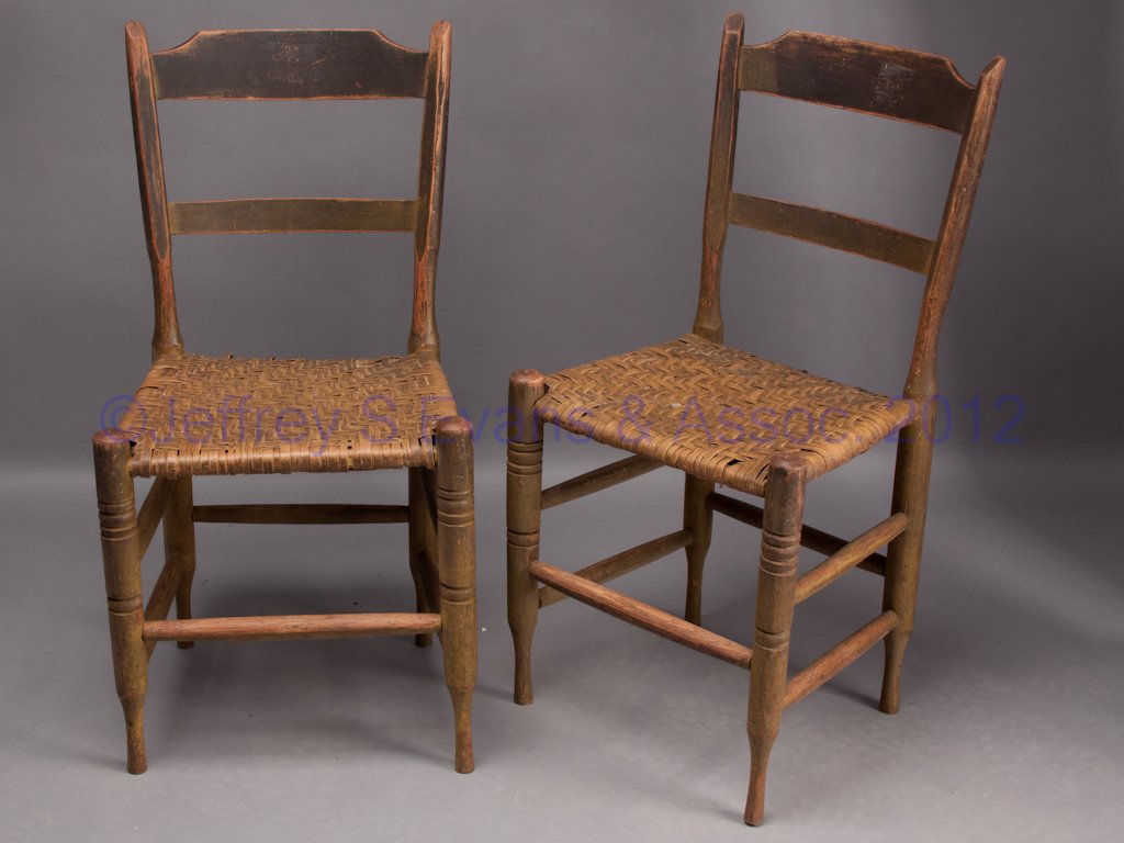 ROCKINGHAM CO., VIRGINIA SPLIT-BOTTOM CHAIRS, PAIR - Aug 25, 2012 ...