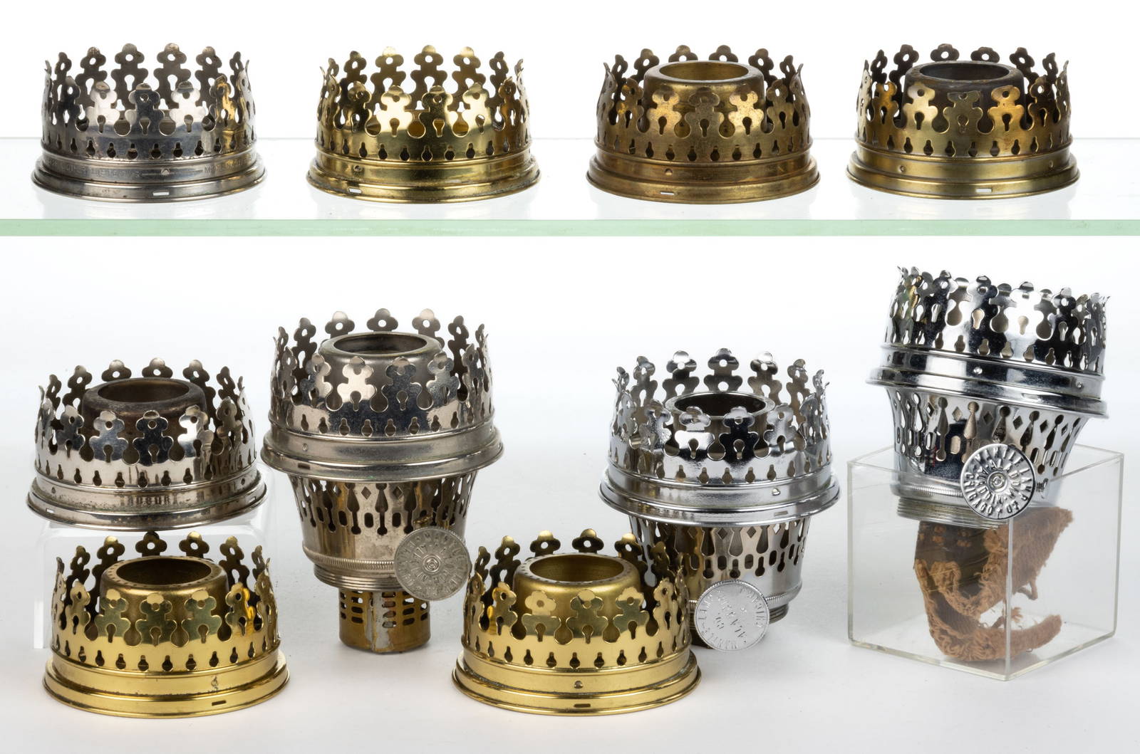 Aladdin Kerosene Burners And Burner Galleries Lot Of Ten Auction