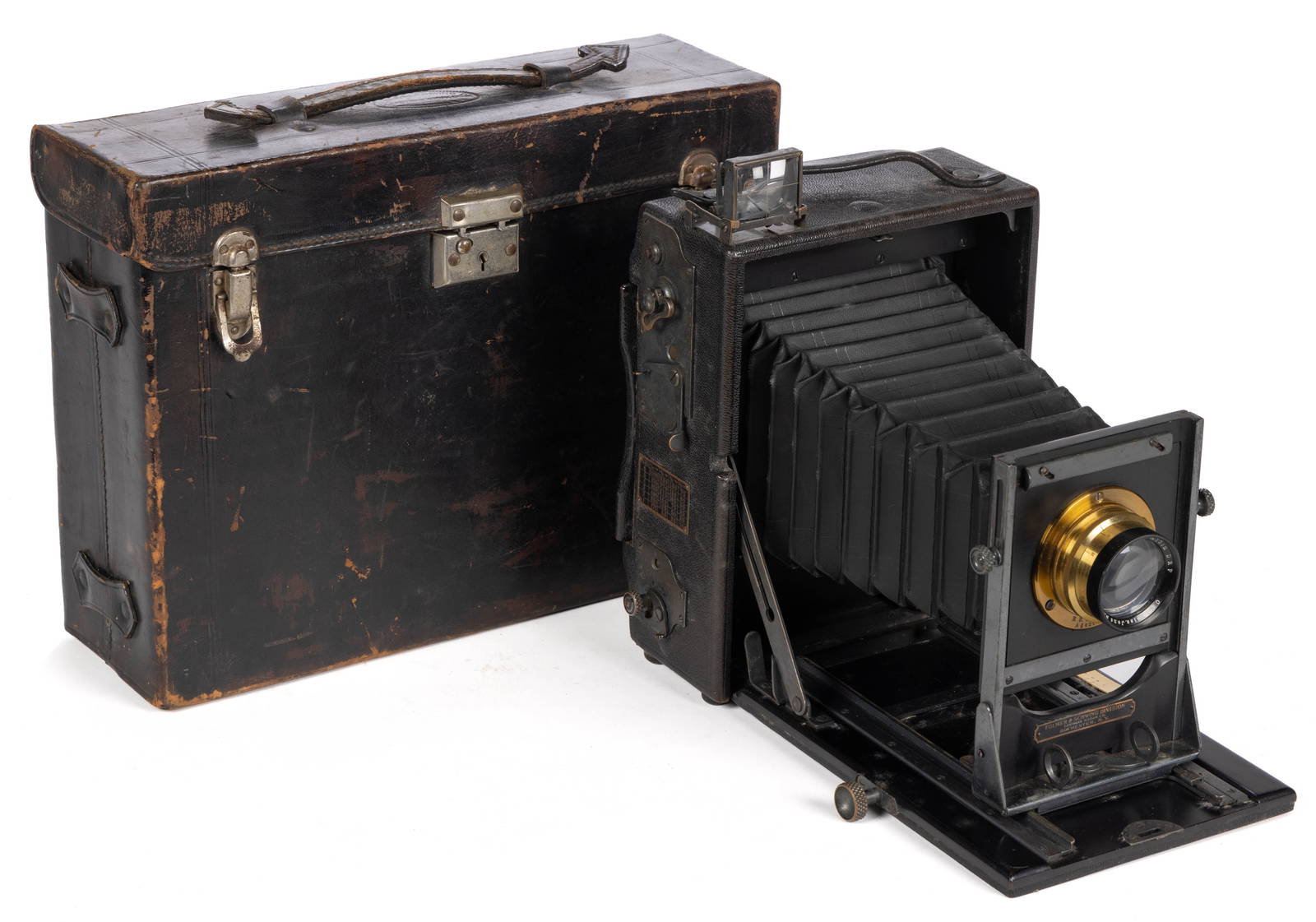 Antique Folmer & Schwing Top Handle 4x5 Speed Graphic Camera Auction
