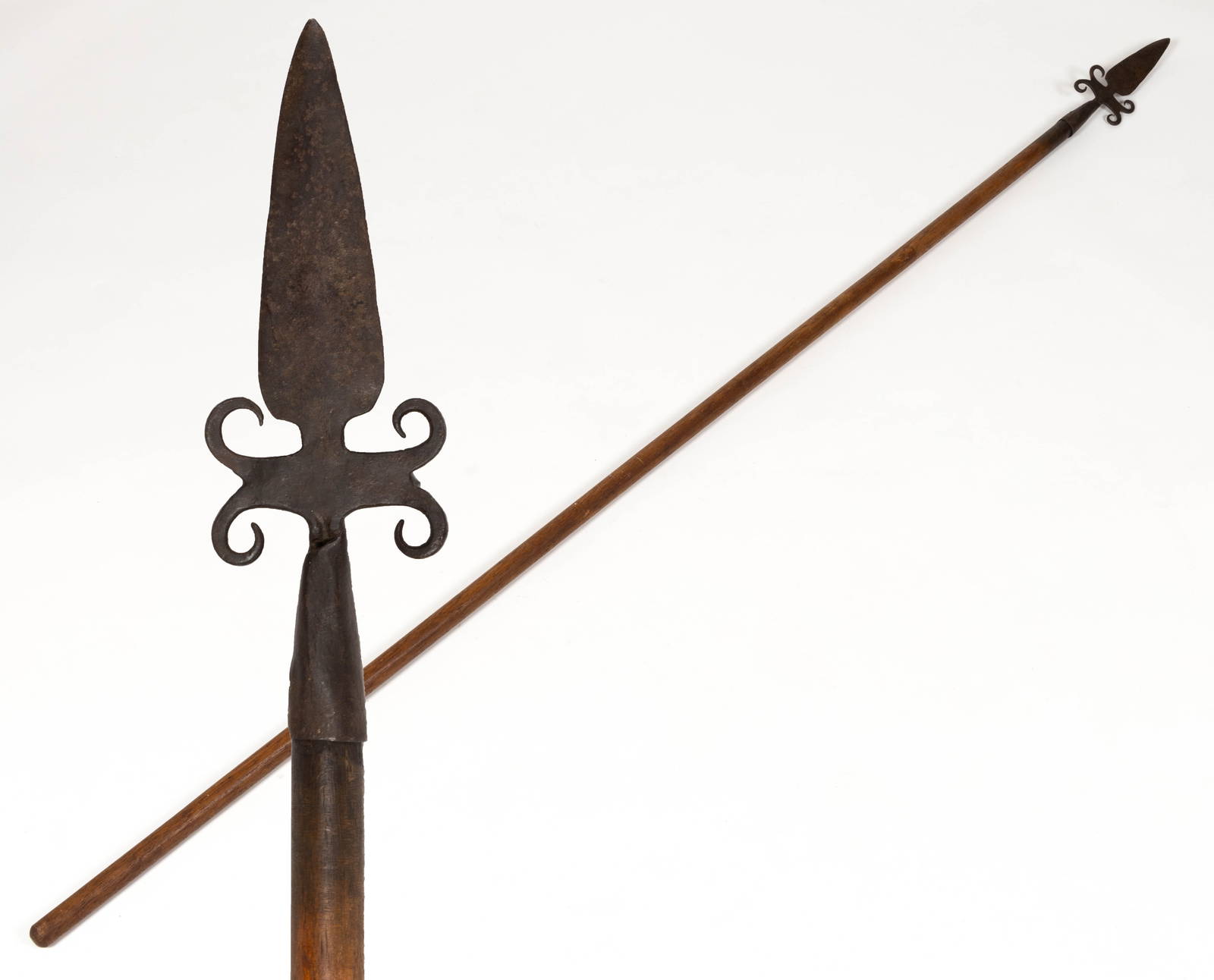 Antique Wrought-iron Halberd Polearm Auction