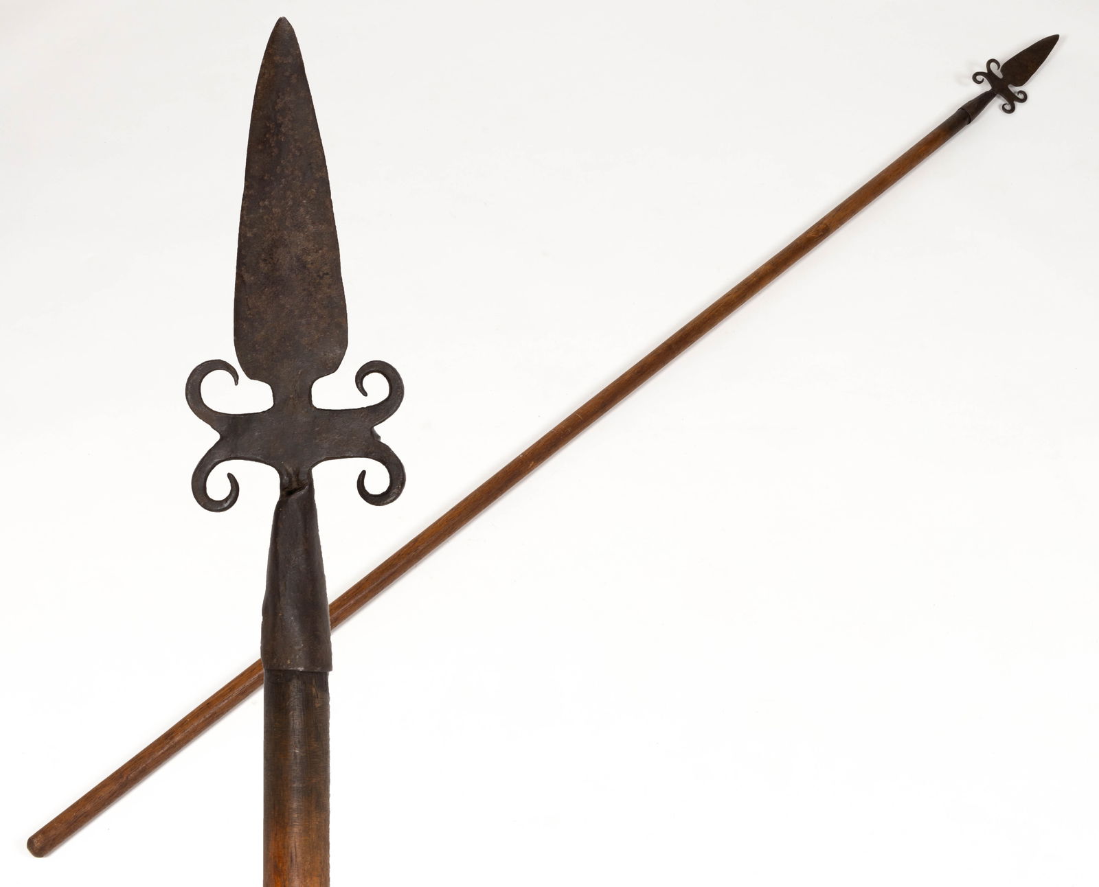 Antique Wrought-iron Halberd Polearm Auction