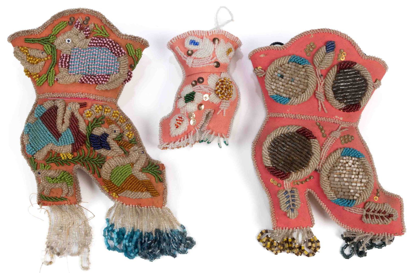 Native American Haudenosaunee (iroquois) Beadwork Figural Boot ...