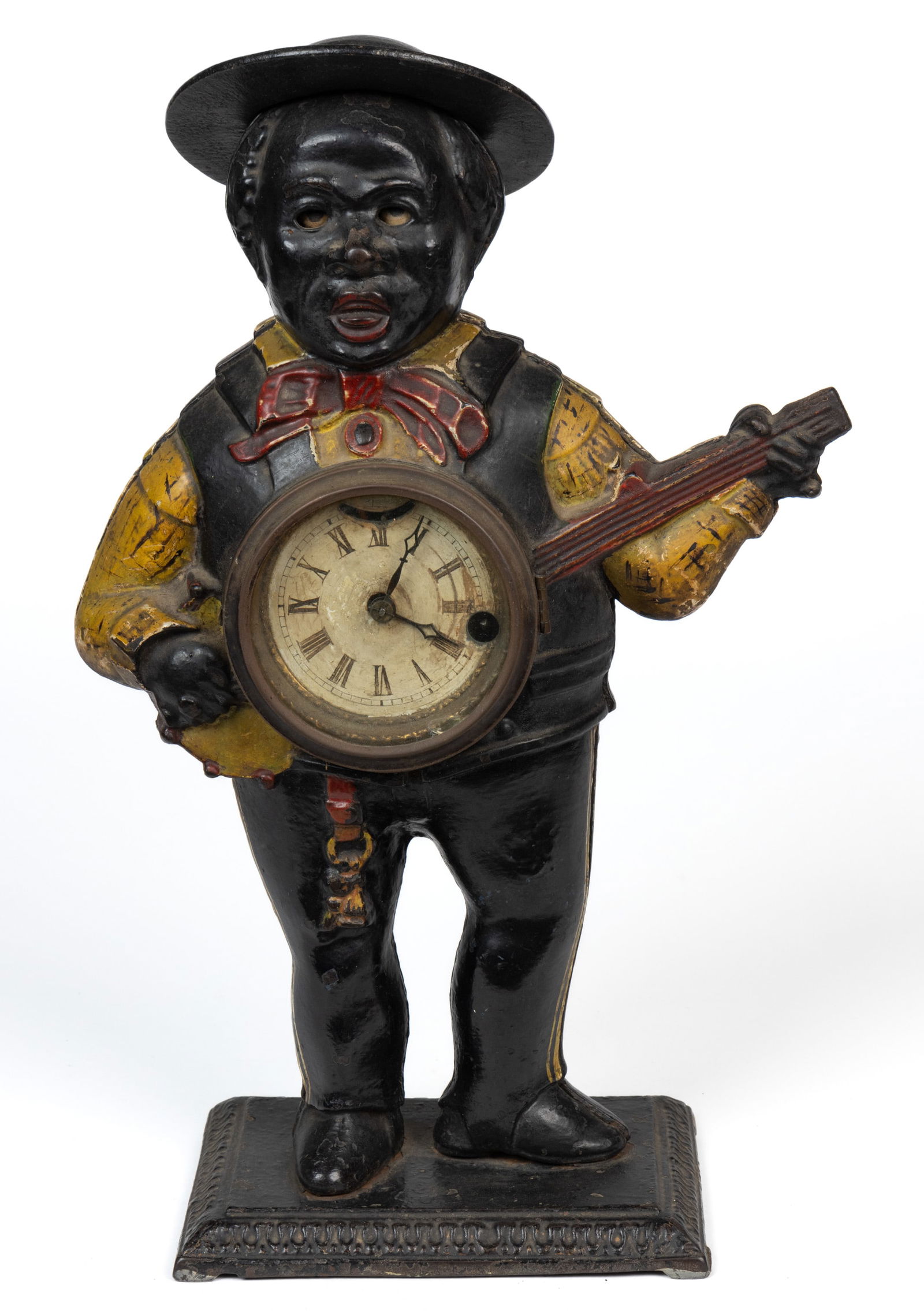 Bradley & Hubbard Cast-iron "sambo" Blinking Eye Clock Auction