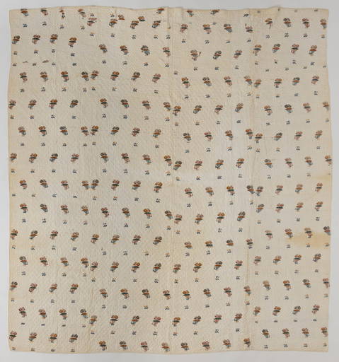 18th Century French Brocade Quilt