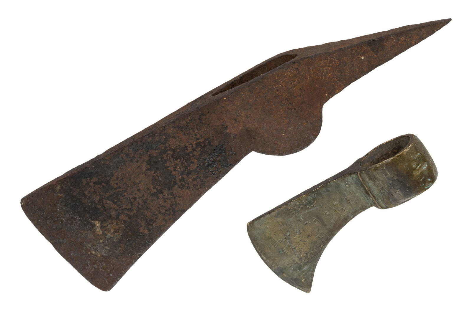 Assorted Axe / Tomahawk Heads, Lot Of Two Auction