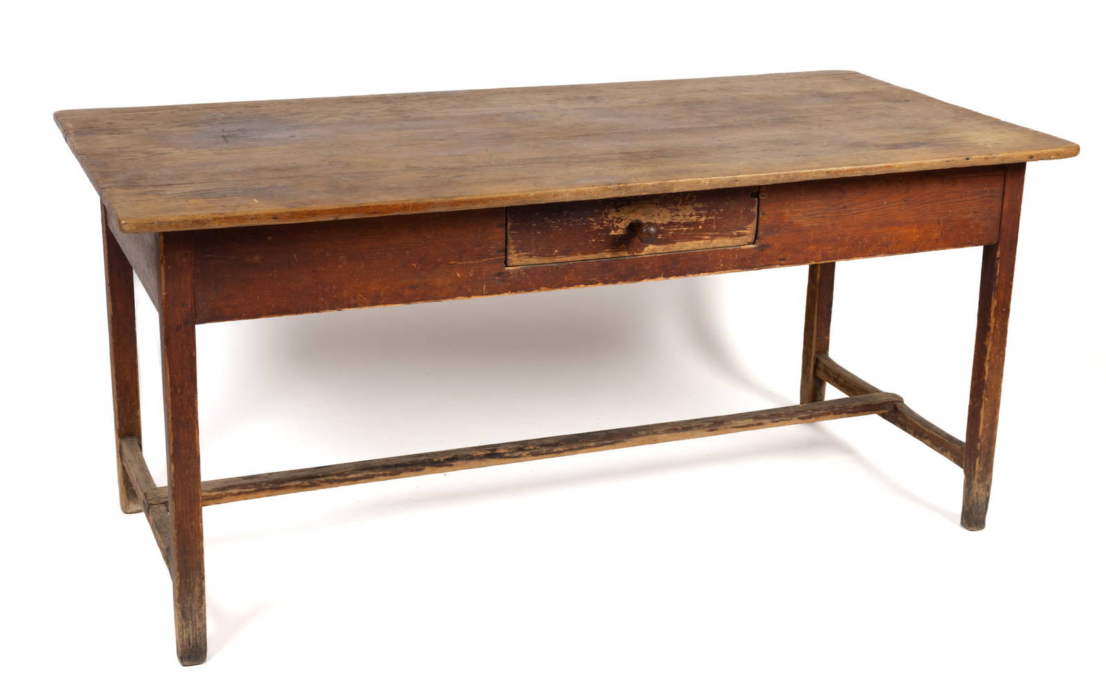 American Painted Pine Farm / Work Table Auction