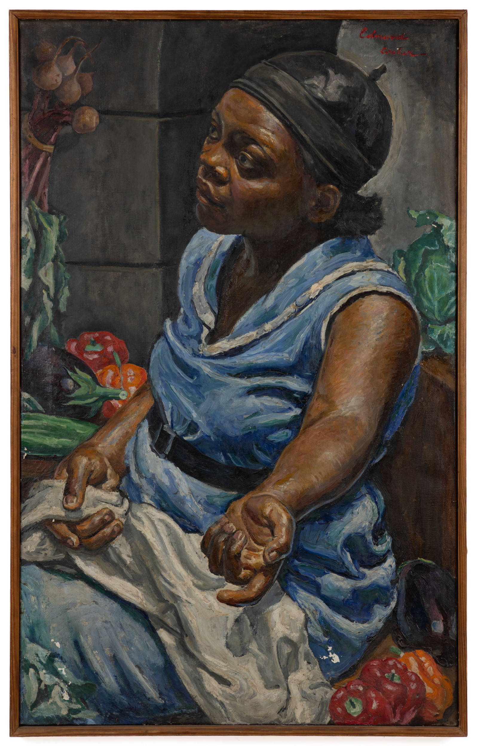 Edmund Minor Archer (virginia, 1904-1986) Portrait Of A Vegetable ...