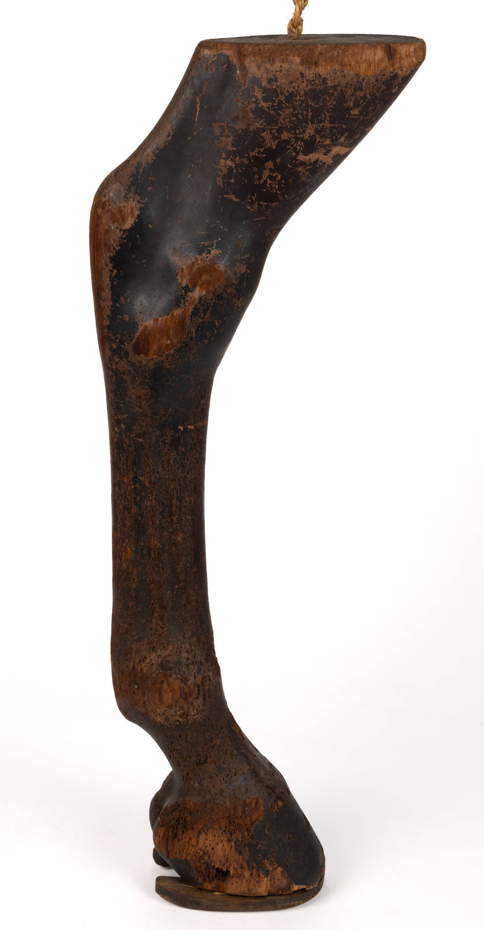 American Folk Art Carved And Painted Farrier's Trade Sign Auction