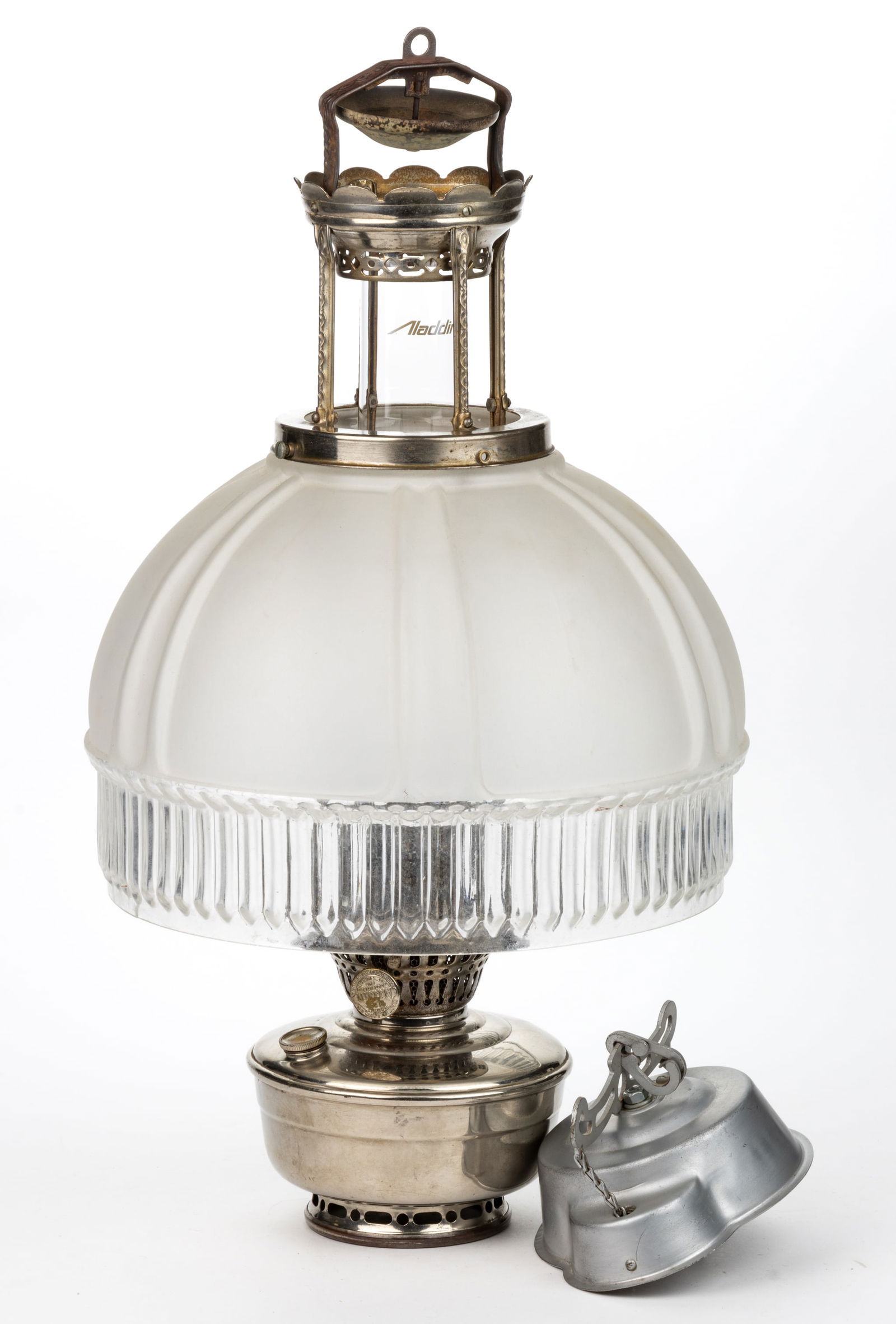 Aladdin Model No. 616 Hanging Lamp Model No. 12 Shade