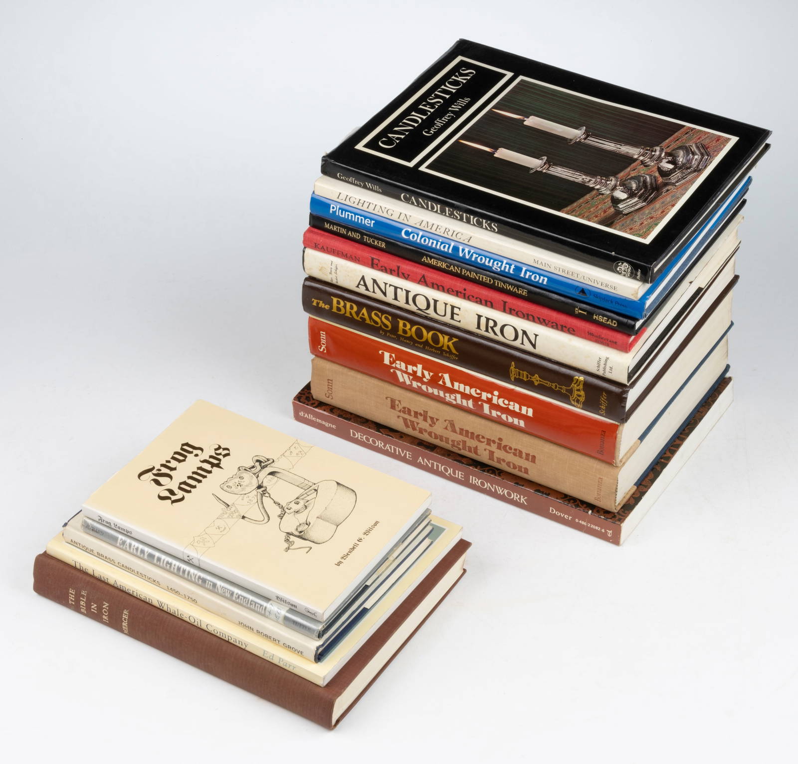 Early Metals And Lighting Reference Volumes, Lot Of 15 Auction