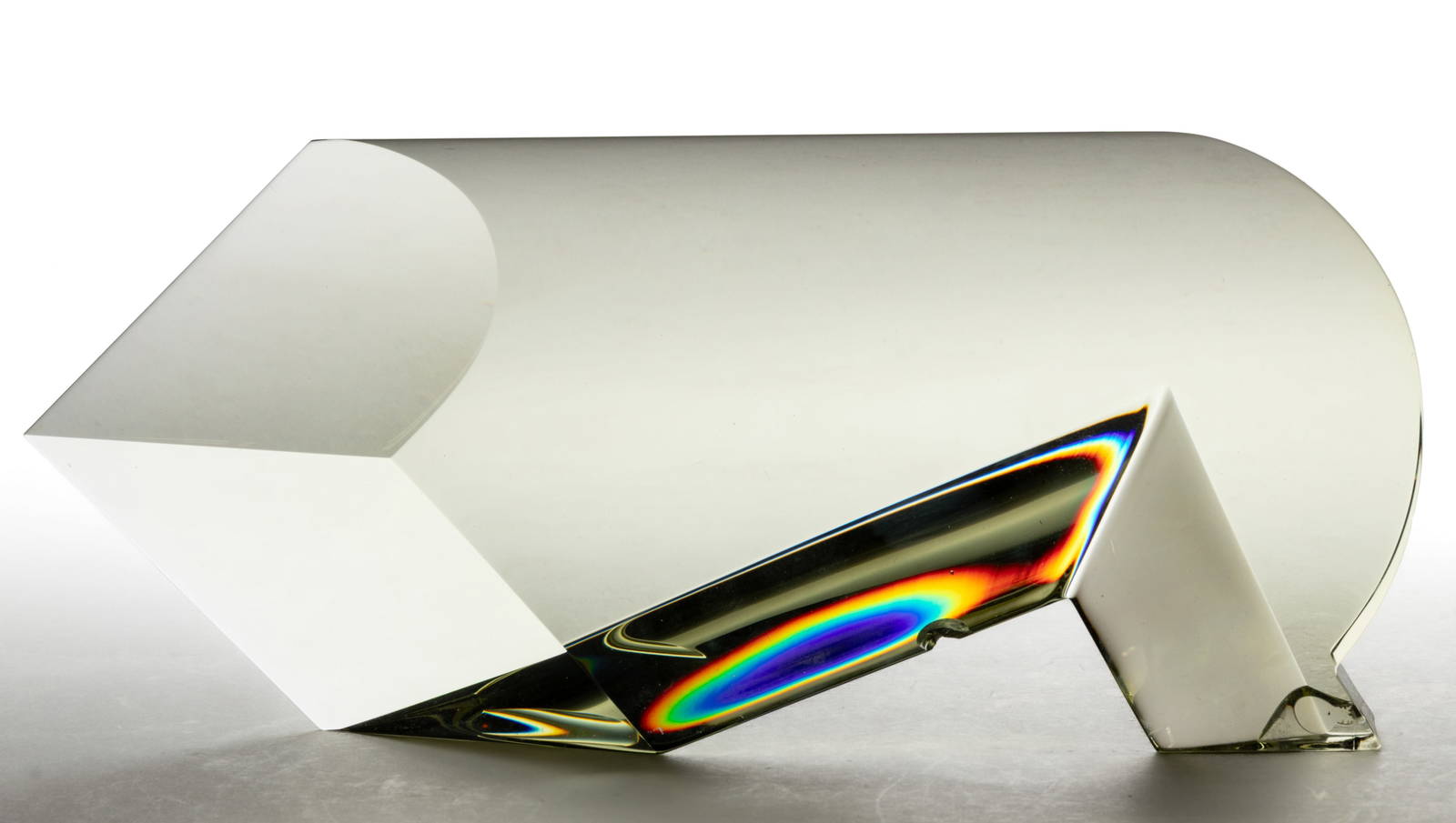 Bretislav Novak Jr. (czech, B. 1952) Abstract Crystal Studio Art Glass ...