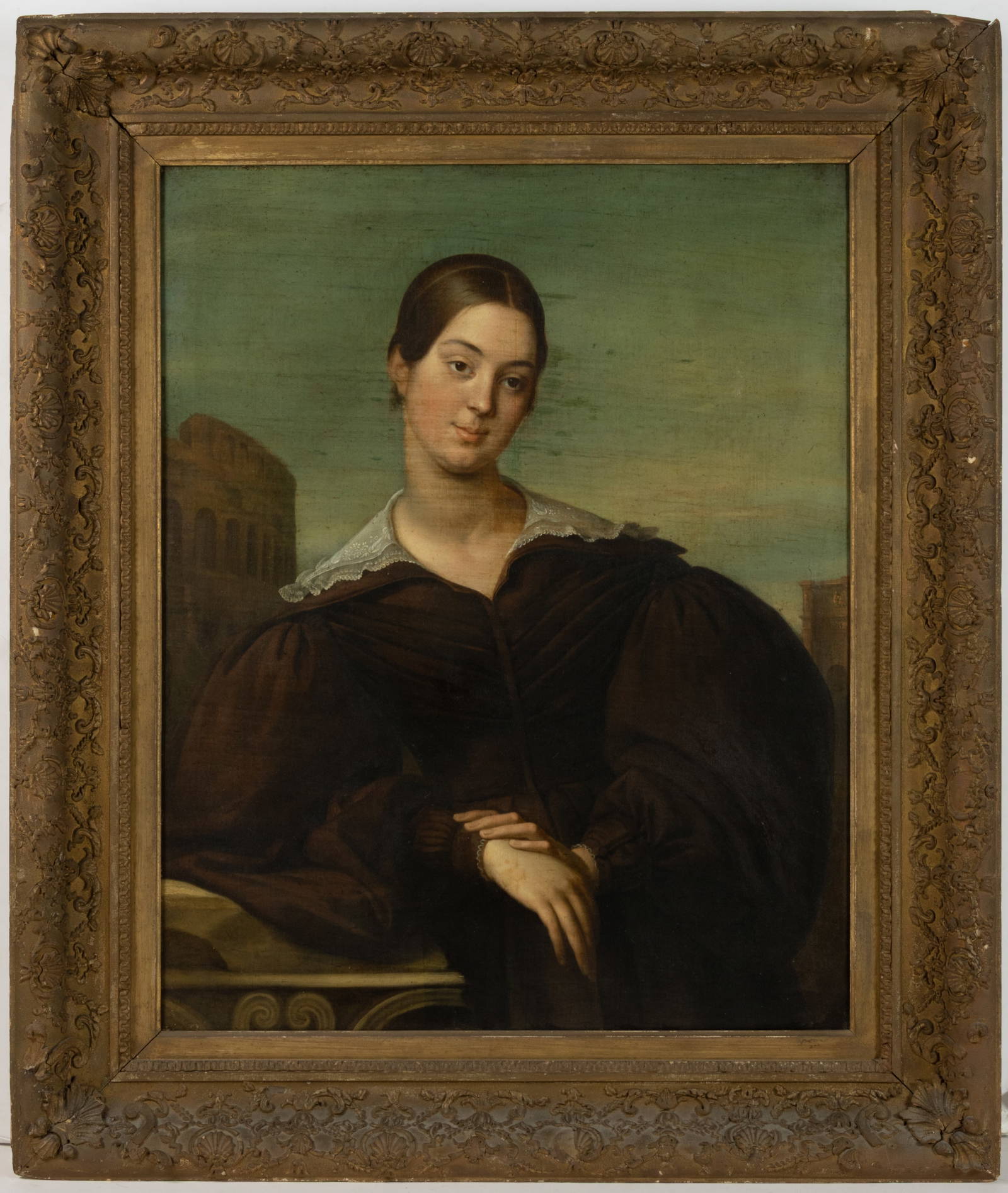 American Or Italian School (19th Century) Portrait Of Susan Ripley ...