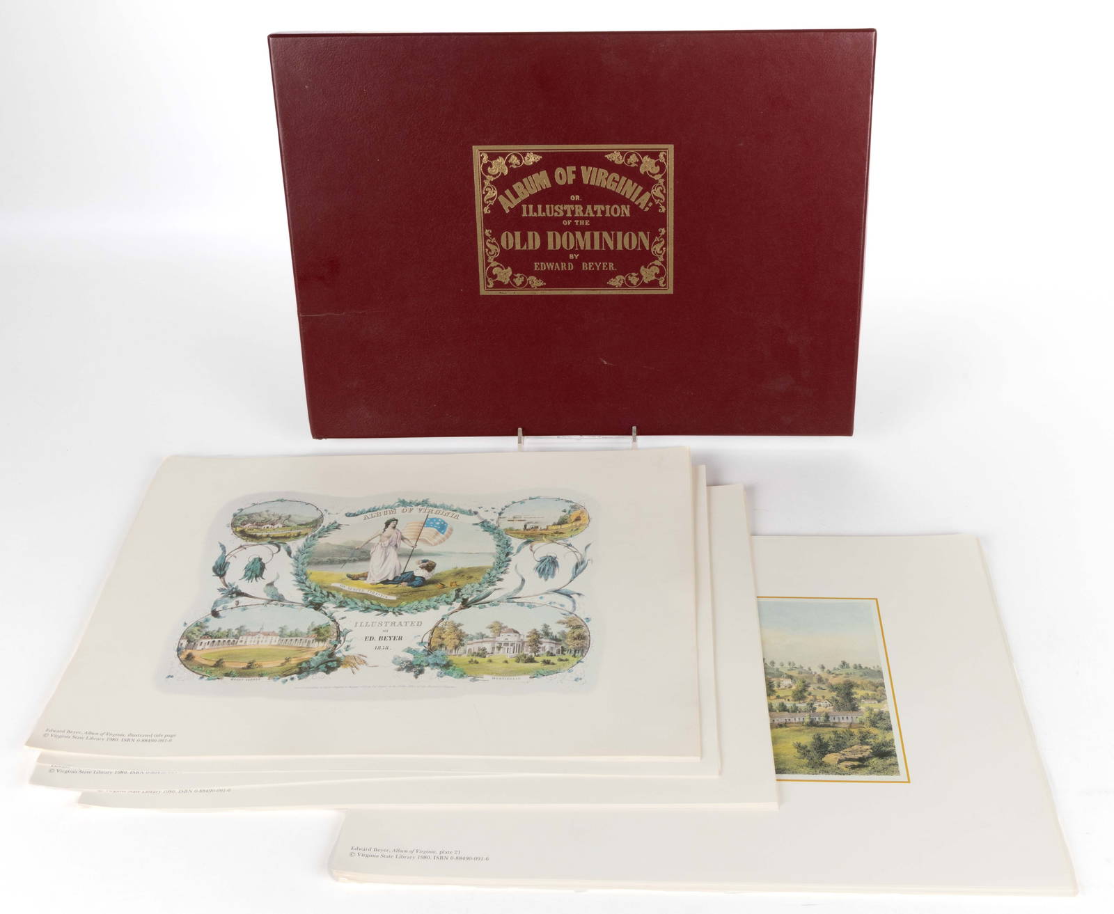 Reprint Edward Beyer (1820-1865) "album Of Virginia" Prints Auction