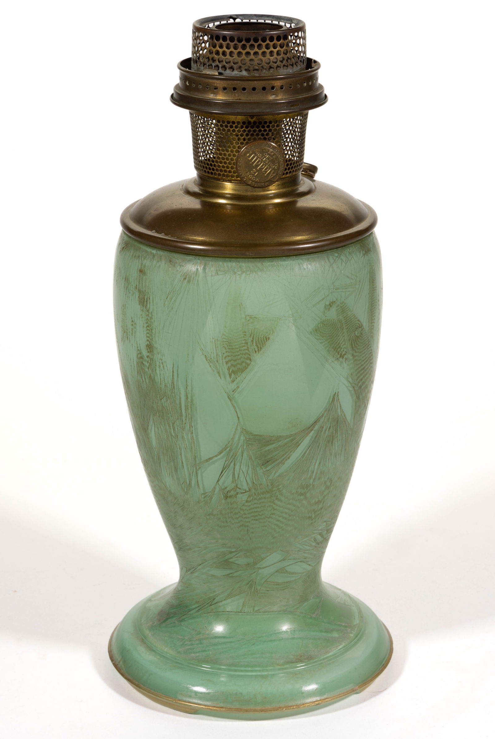 Aladdin Model No. 1243 Venetian Art-craft Kerosene Short Vase Lamp ...