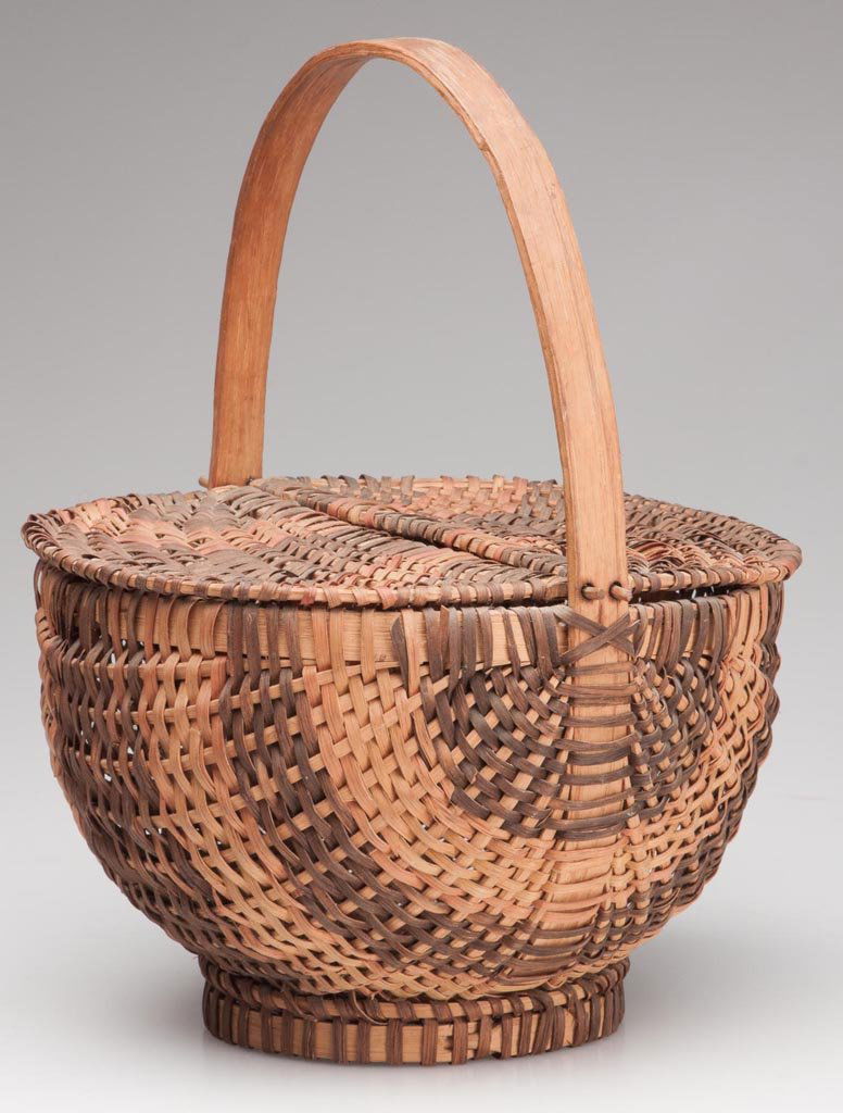 CHEROKEE RIB-TYPE WOVEN SPLINT DOUBLE-LIDDED BASKET - Jun 22, 2013 ...