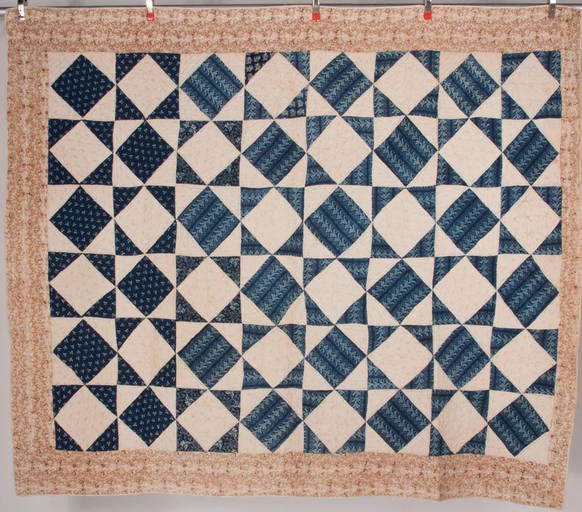 Mid Atlantic Pieced Diamond In Square Quilt