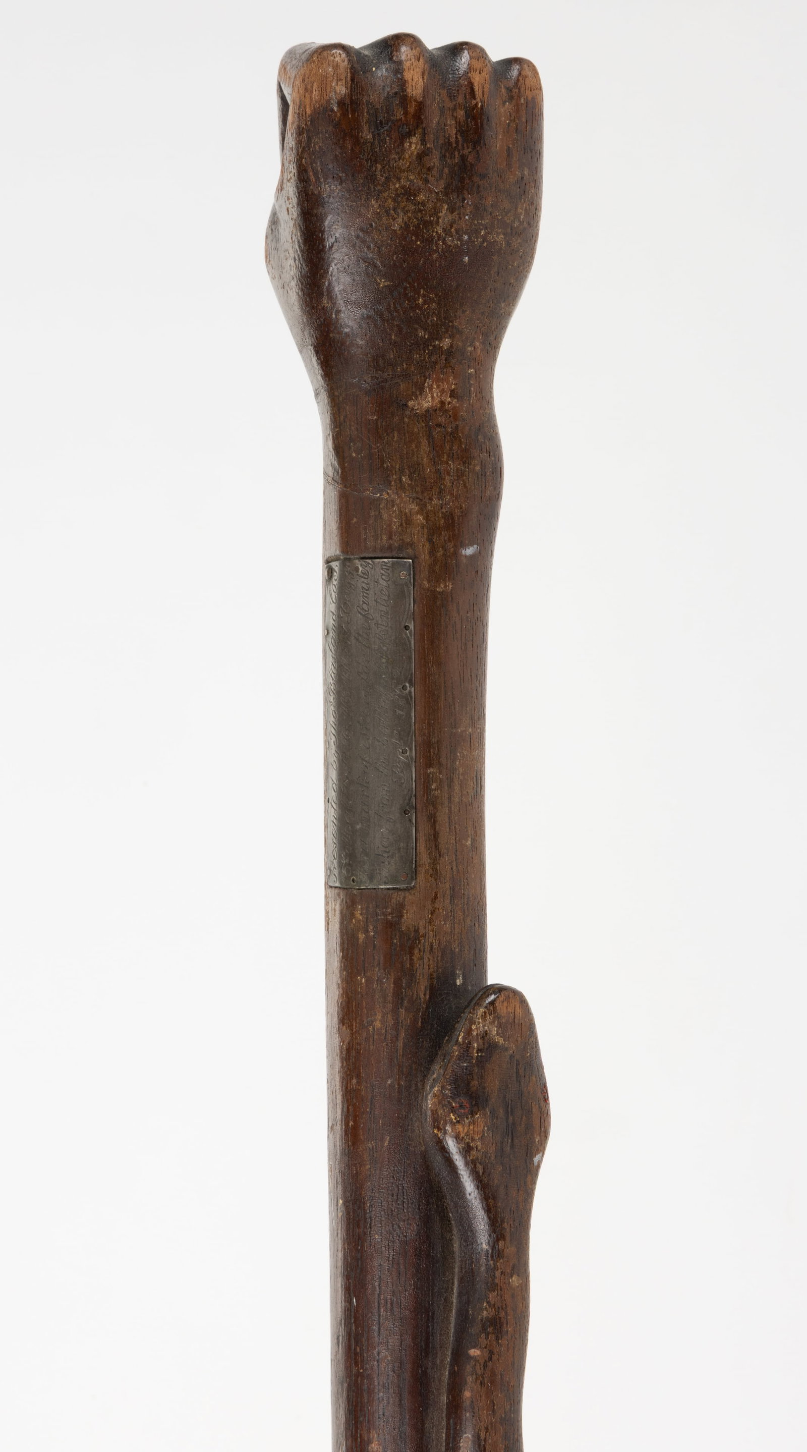 American Civil War Folk Art Carved Presentation Cane Auction