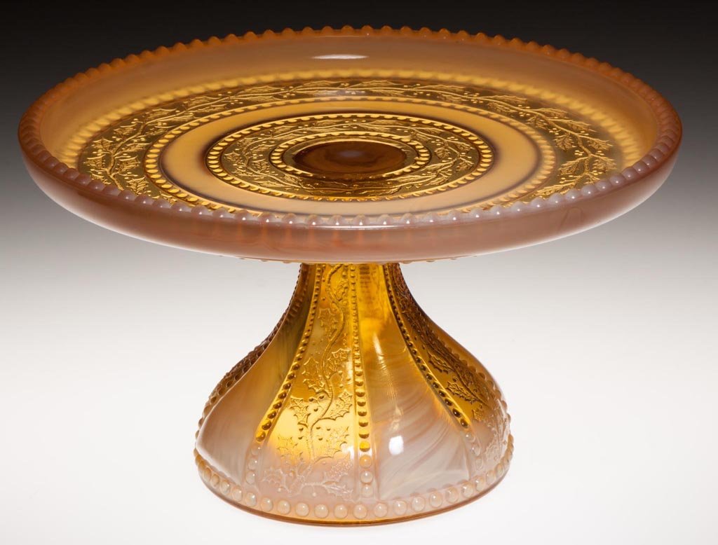 GREENTOWN NO. 450 / HOLLY AMBER CAKE STAND