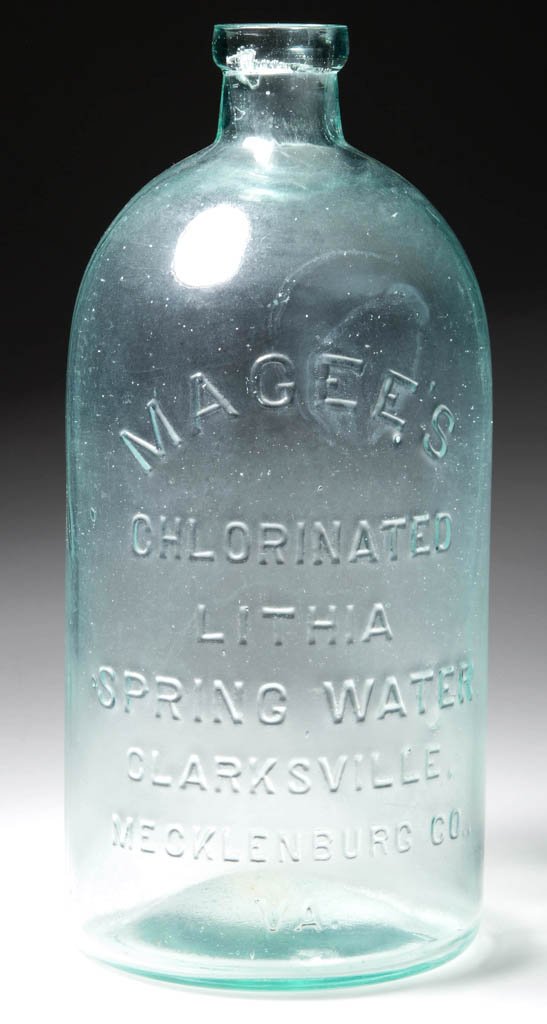 MAGEE'S VIRGINIA LITHIA SPRING WATER BOTTLE