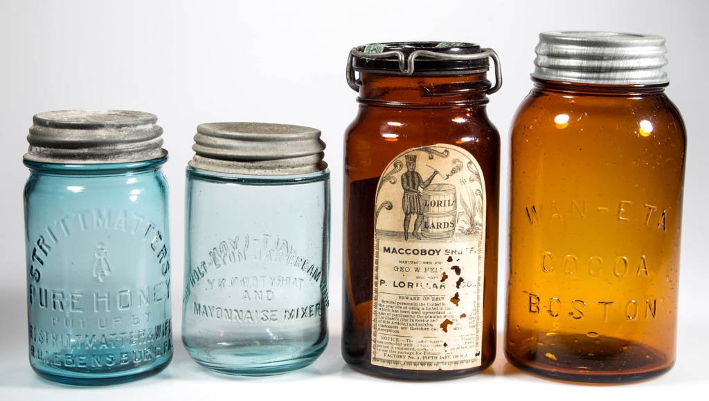 ASSORTED COVERED JARS, LOT OF FOUR - Aug 22, 2014 | Jeffrey S. Evans ...