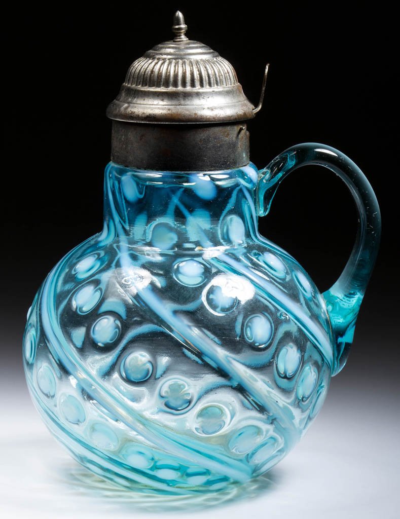 COINSPOT AND SWIRL SYRUP PITCHER