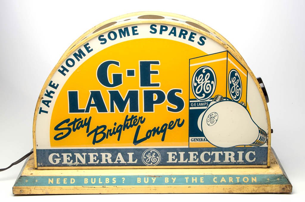 GENERAL ELECTRIC LIGHT BULB ADVERTISING STORE DISPLAY - Feb 28, 2015 ...