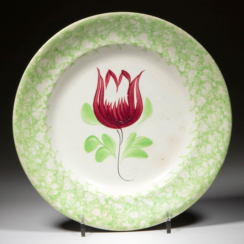 English Cotton & Barlow Pottery Ironstone Spatterware