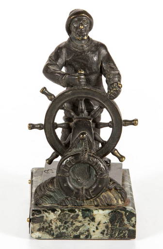 Nautical Red Star Line Bronze Statue