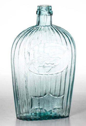 Gii 35 Eagle And Ribs Pictorial Flask