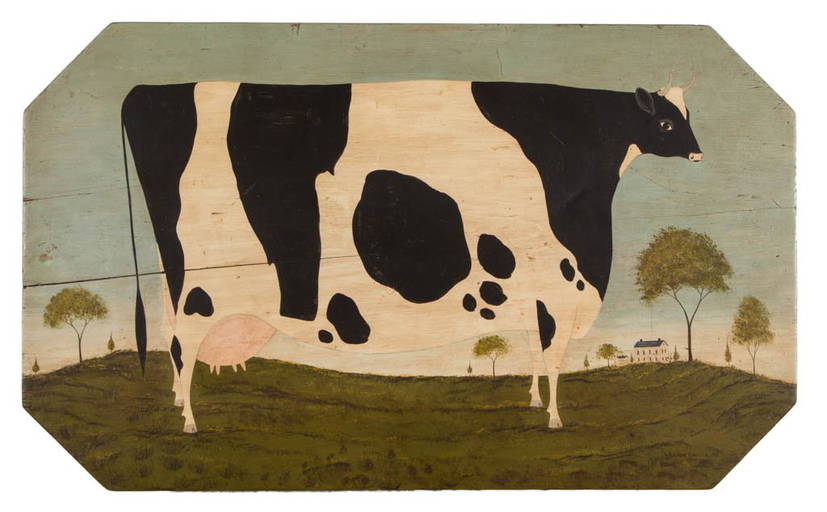Warren Kimble (american, B. 1935) American Cow Original