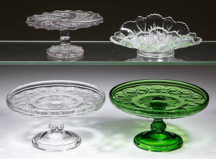 Assorted Pressed Children's Glass Toy Articles, Lot Of