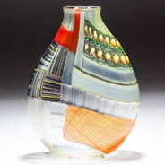 Robin Mix Art Glass Vase. Patchwork Design. Unm - Dec 11, 2013 ...
