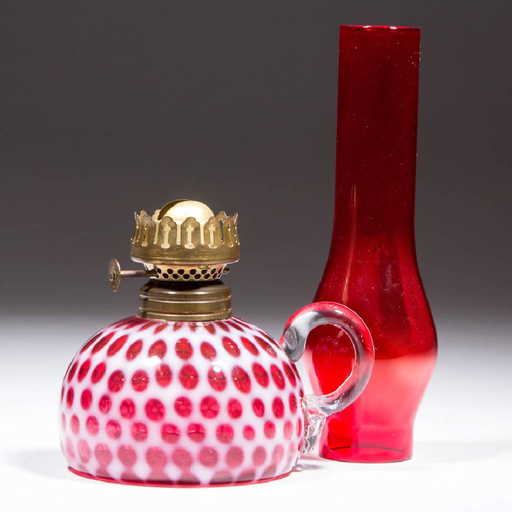 HOBBS NO. 326 WINDOWS / COIN DOT KEROSENE FINGER LAMP HOBBS NO. 326 WINDOWS / COIN DOT KEROSENE FINGER LAMP