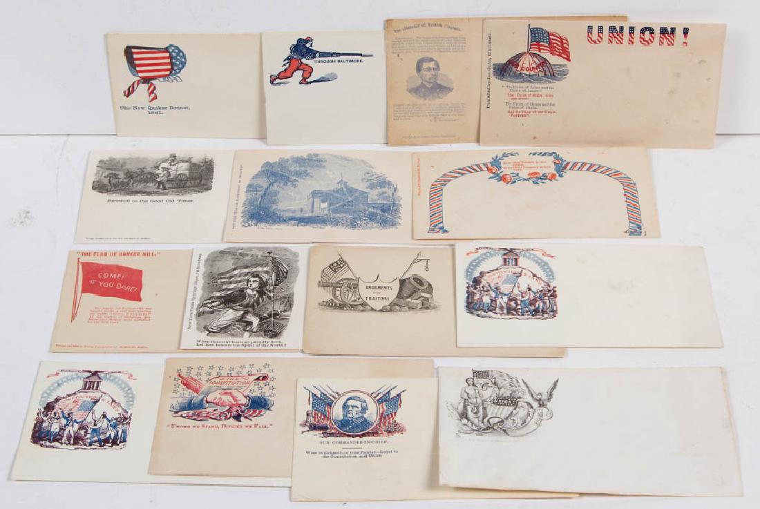 Civil War Patriotic / Political Postal Envelopes