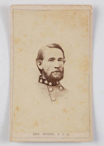 Confederate General John S. Mosby Cdv Photograph