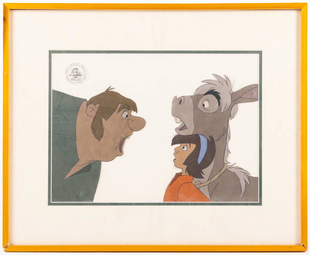 Walt Disney Animation: Original Hand Painted Cel From