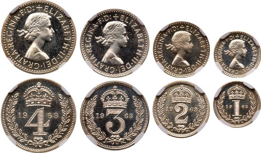 Great Britain. Maundy Set, 1963