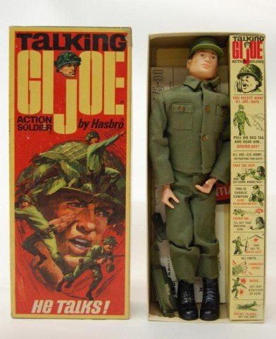 15: 1960s Talking GI Joe with original box, papers