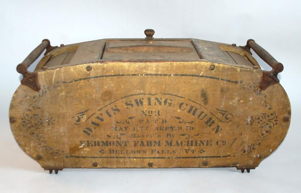 ANTIQUE DAVIS SWING BUTTER CHURN. PAT 1879 - Feb 25, 2017 | Milestone ...