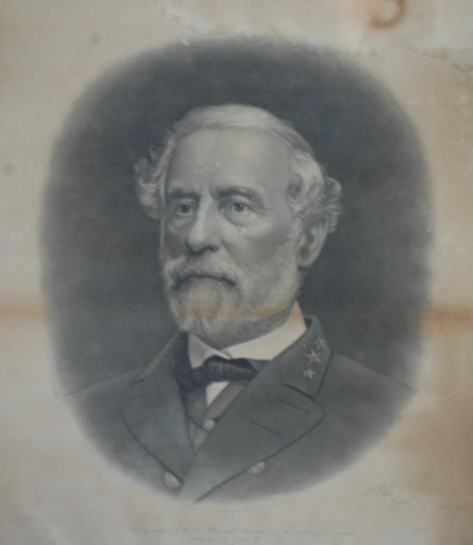 General Robert E. Lee Steel Engraving