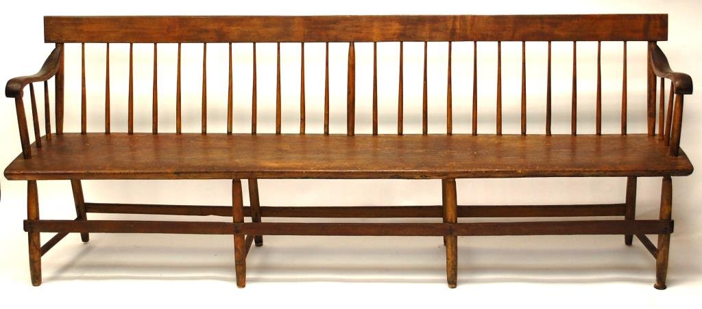 Long 19th Century Windsor Bench