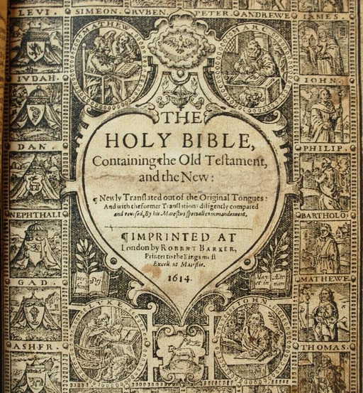 1614 King James Bible Old Testament 1614-king-james-bible-old-testament