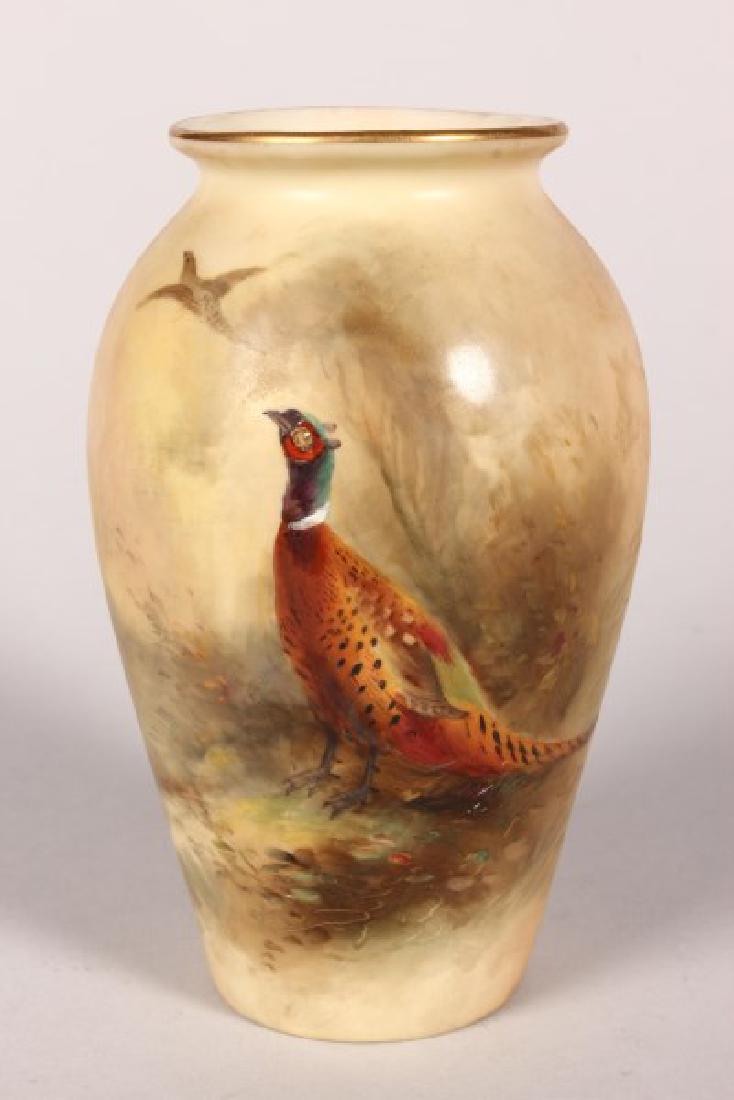Royal Worcester Porcelain Vase,